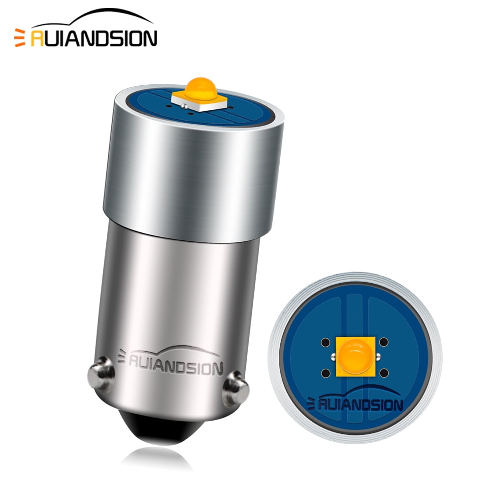 Ruiandsion DC 6-30V 300LM H6W BAX9S LED Bulb CANBUS Error Free Super ...