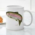 CafePress - Rainbow Trout Mug - 11 oz Ceramic Mug - Novelty Coffee Tea ...