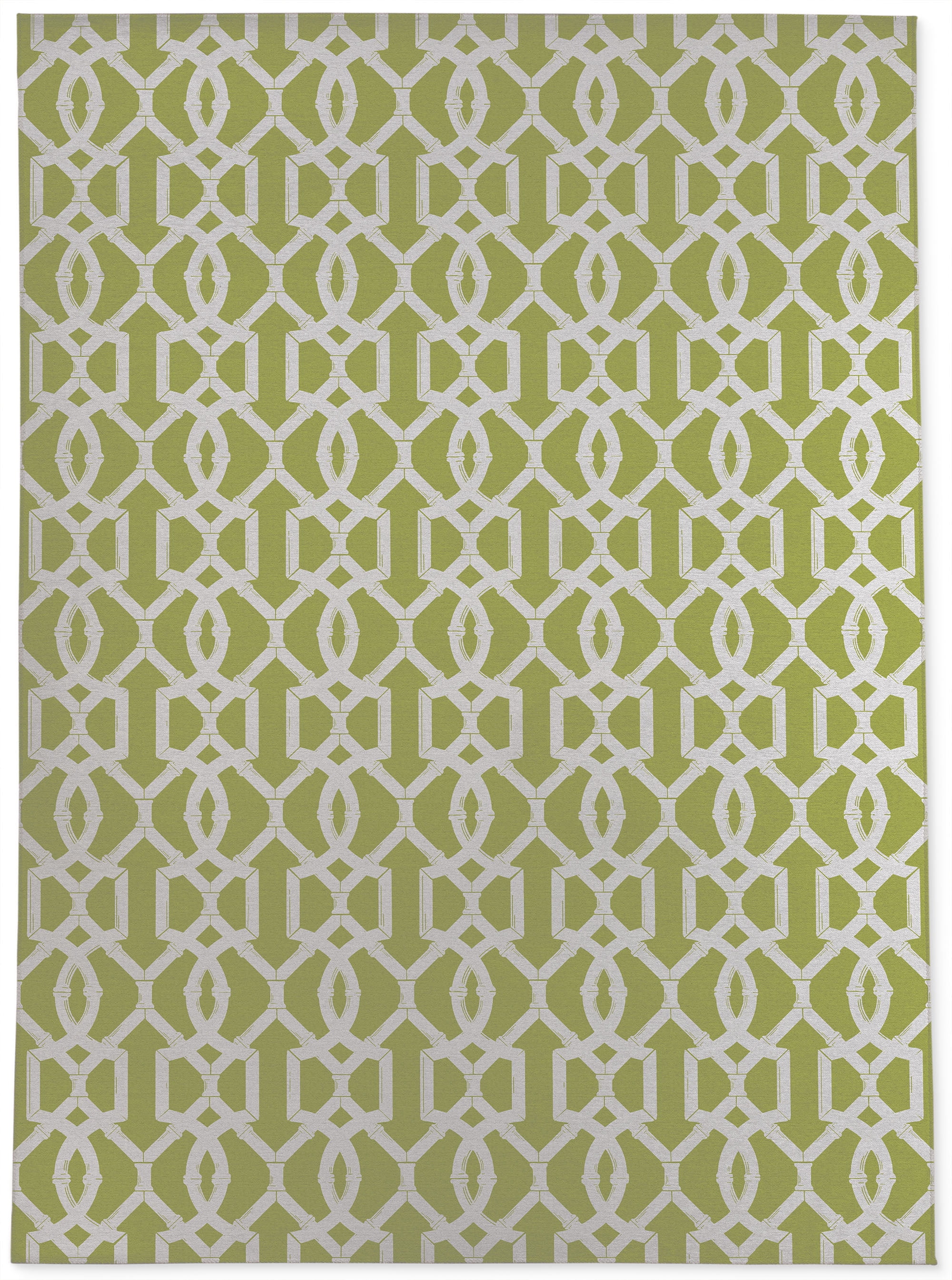 BAMBOO LATTICE CHARTREUSE Outdoor Rug By Kavka Designs - Walmart.com