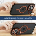for iPhone 16 Pro Max Magnetic Case, Built-in Camera Lens Stand ...