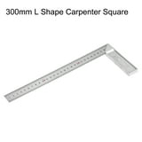 Unique Bargains Right Angle Ruler Alloy L Shape Carpenter Square Dual ...