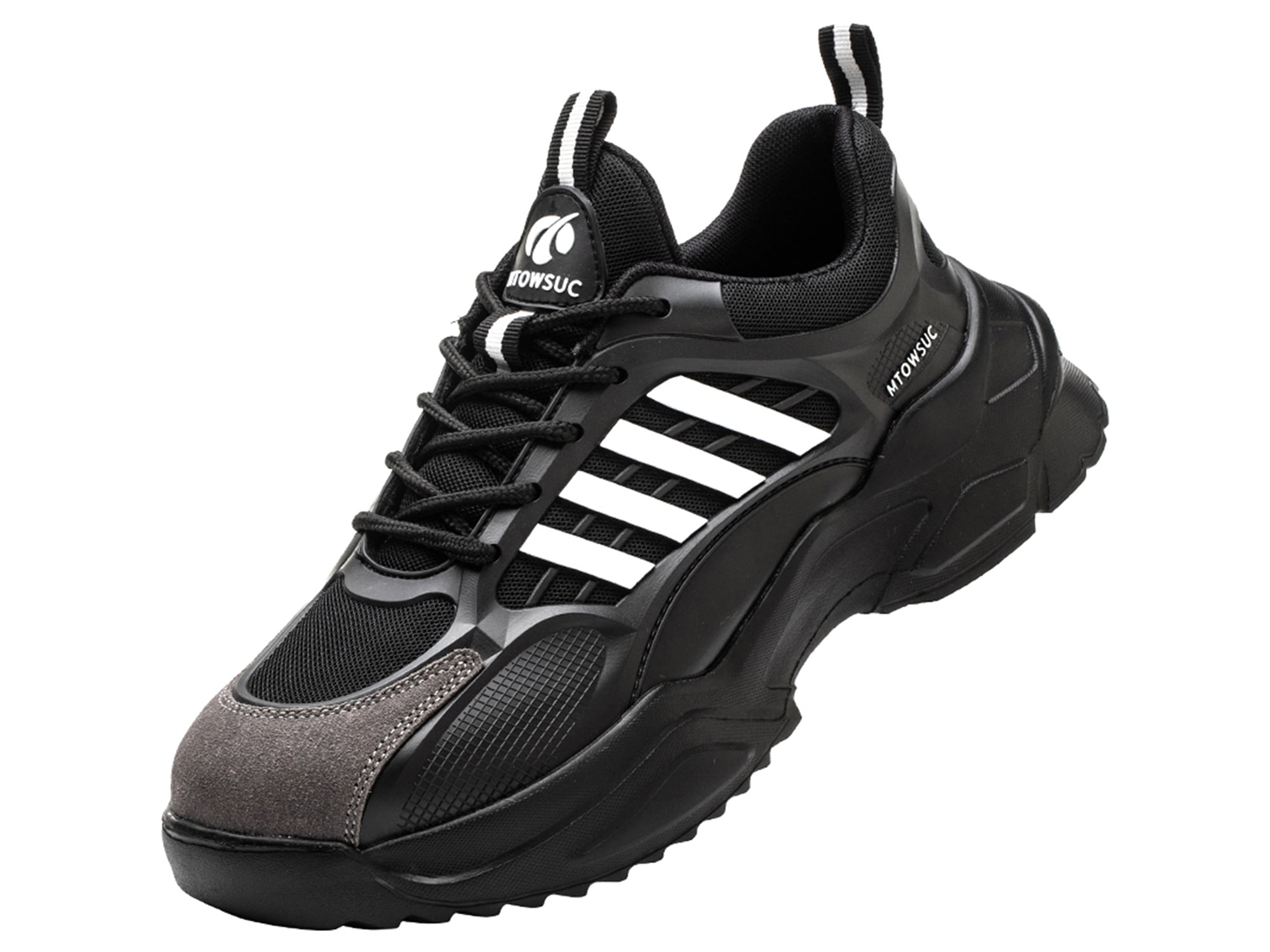 Steel Toe Shoes for Men Lightweight Indestructible Work Sneakers for ...