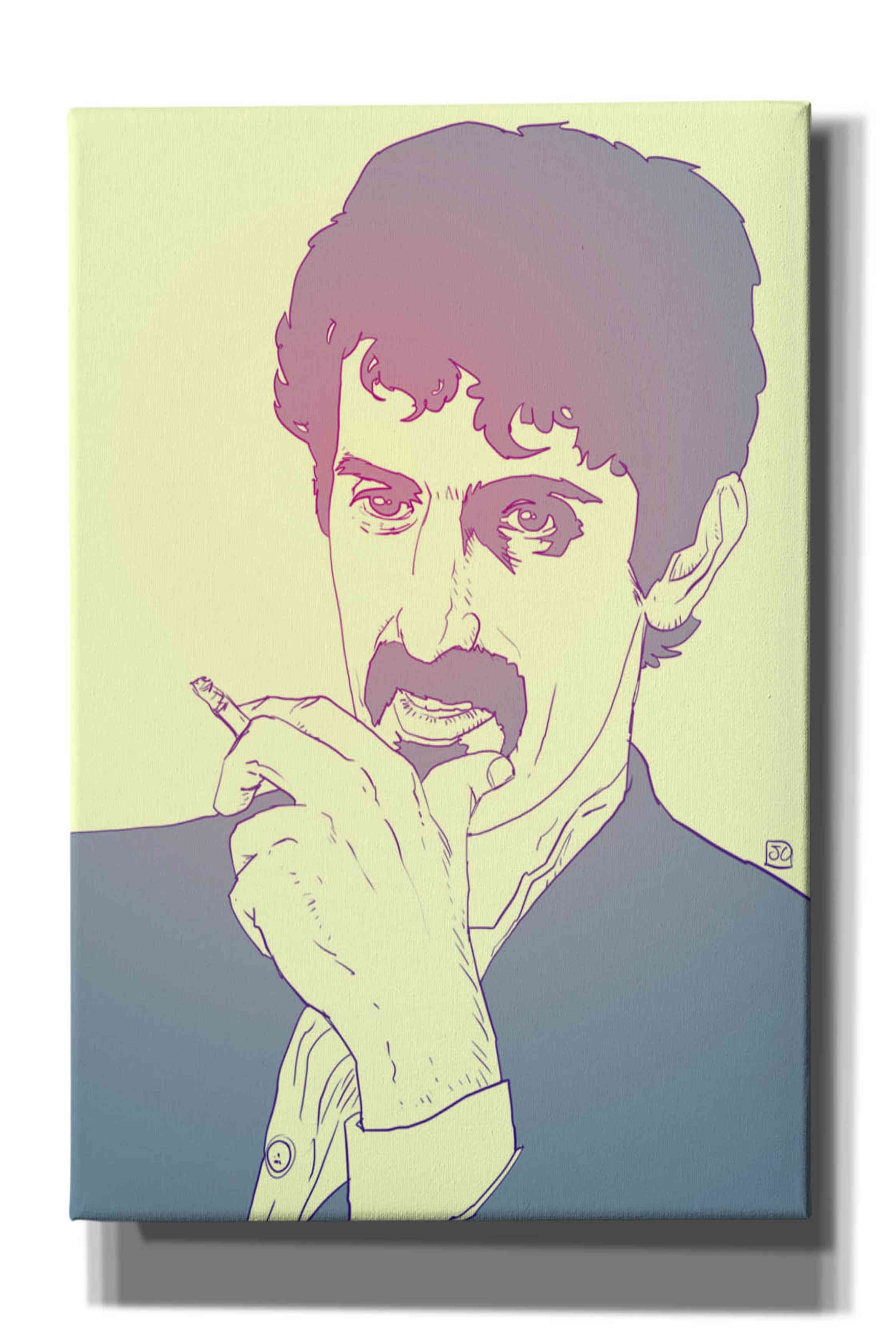 Epic Graffiti 'Frank Zappa' by Giuseppe Cristiano, Canvas Wall Art, 12 ...