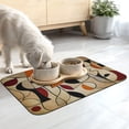 Abstract Line Art Dish Drying Mats for Kitchen Counter, Vintage ...
