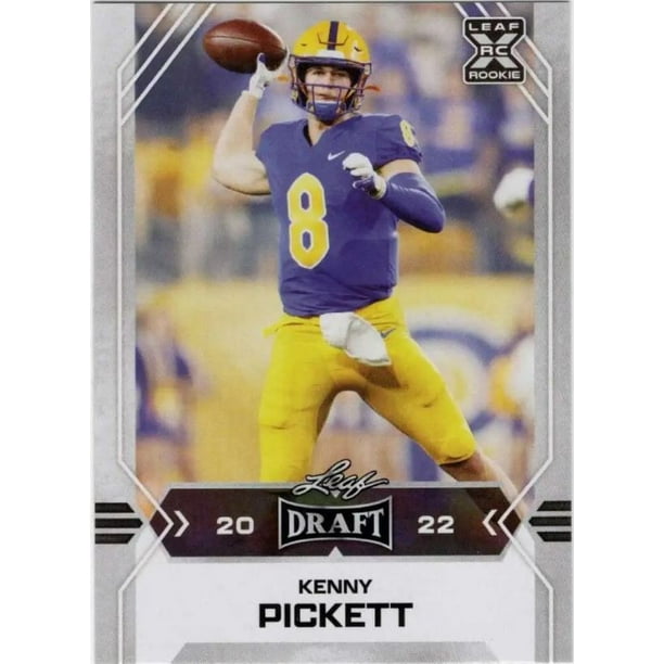 NFL 2022 Draft Football Kenny Pickett Trading Card #09 (Rookie) (Leaf ...