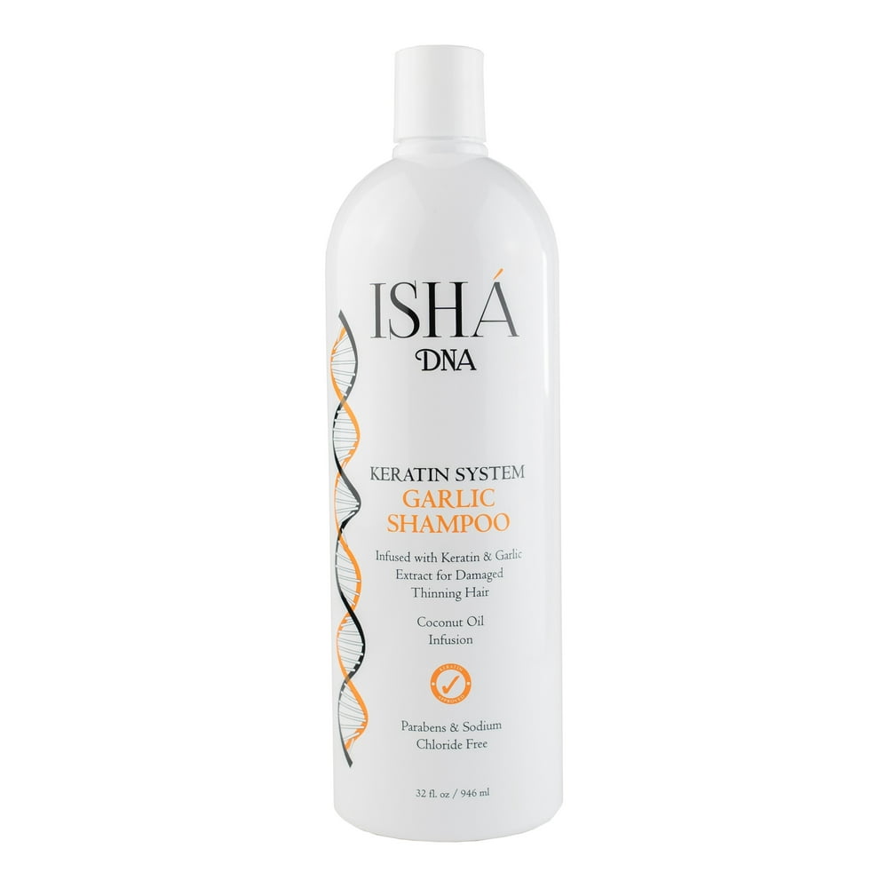 ISHA DNA Keratin System Garlic Shampoo - Walmart.com - Walmart.com