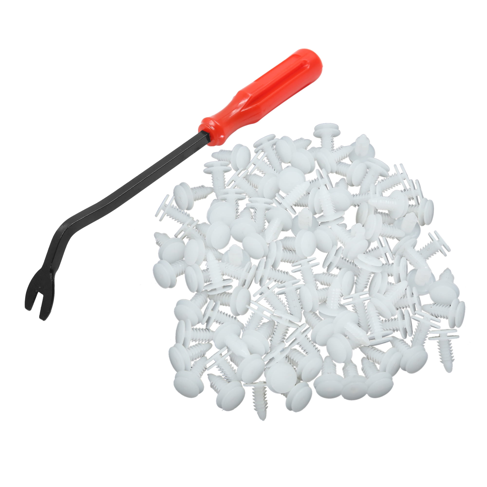 100pcs 8mm Plastic Rivets Clips Car Trim Panel Retainer Fasteners ...