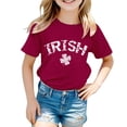 CPNG St. Patrick's Day Kids' Distressed "IRISH" & Clover Graphic Short ...