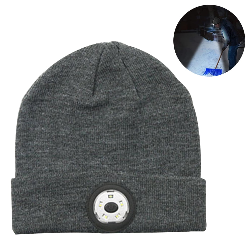 gorro Bluetooth con luz, gorro de punto musical mejorado con ...