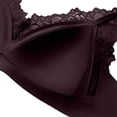 BRGZLK Women Triangle Lace Bras Cute V Neck Lightweight Breathable ...