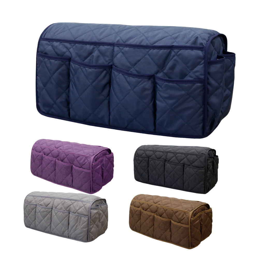 Sofa Arm Storage Bag 14 Pockets Sofa Armrest Organizers For Cell Phones ...