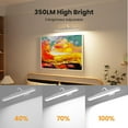 Cordless White Picture Lights for Wall Artworks - Remote, 3 Modes ...