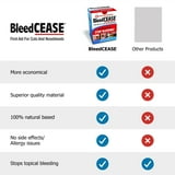 BleedCease First Aid for Cuts and Nosebleeds Sterile Packings 25 ea HSA ...