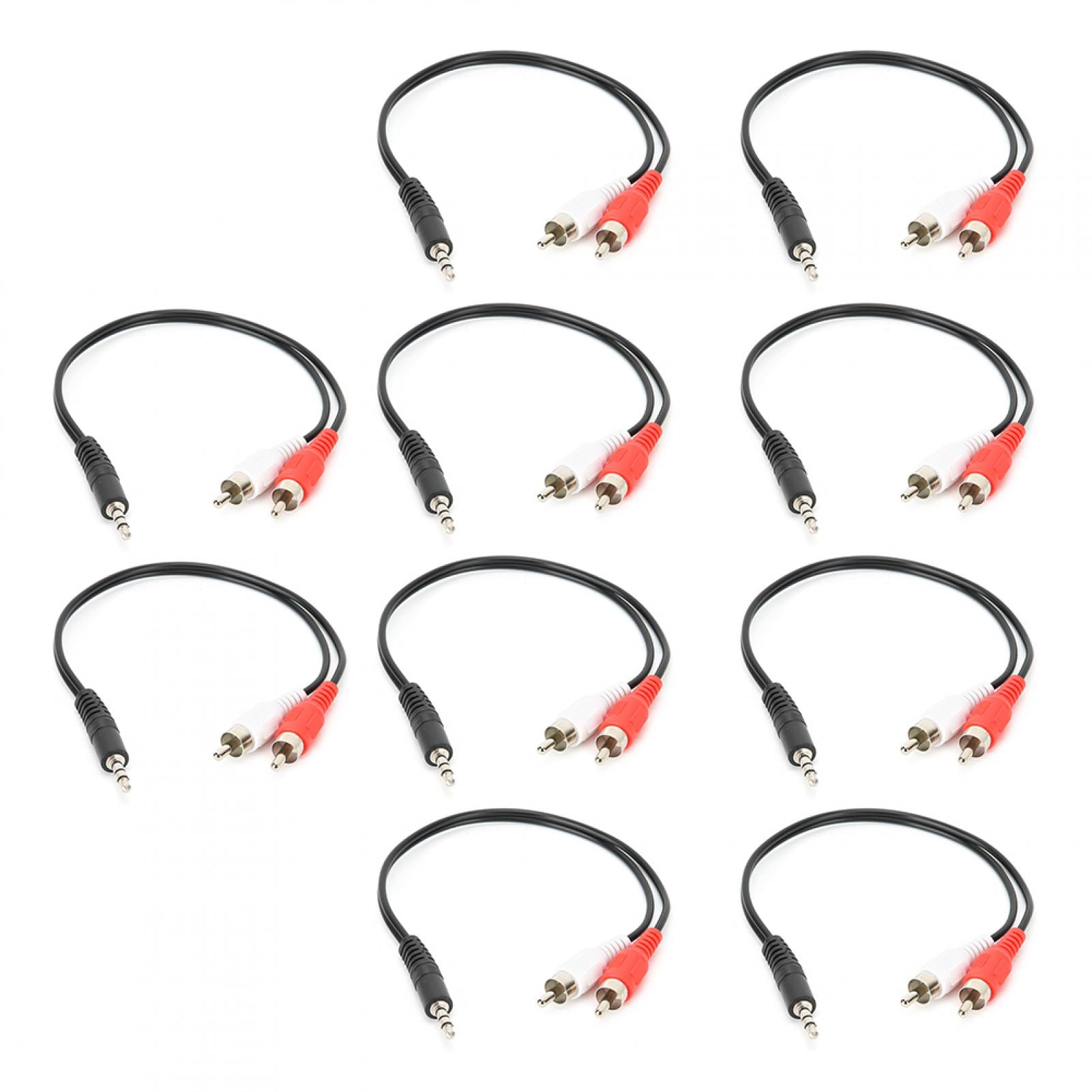 Cable 2 en 1 cable adaptador aprox Conectores codificados por colores de 28 cm/11 pulgadas para ...