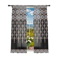 Bohemian Sheer Curtains for Living Room Bedroom, Vintage Western Ethnic ...