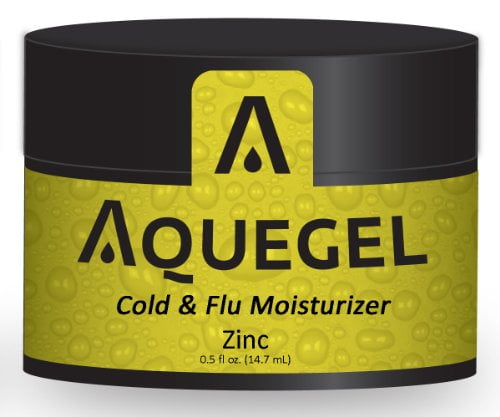 Aquegel Cold & Flu Moisturizer with ZINC Cold and Flu Resistance, Nasal ...