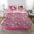 Hello Kitty Kids Full Bed in a Bag, Comforter and Sheets, Pink, Sanrio ...