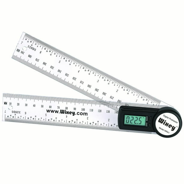 Wixey 8" Digital Protractor and Rule, WR41 - Walmart.com