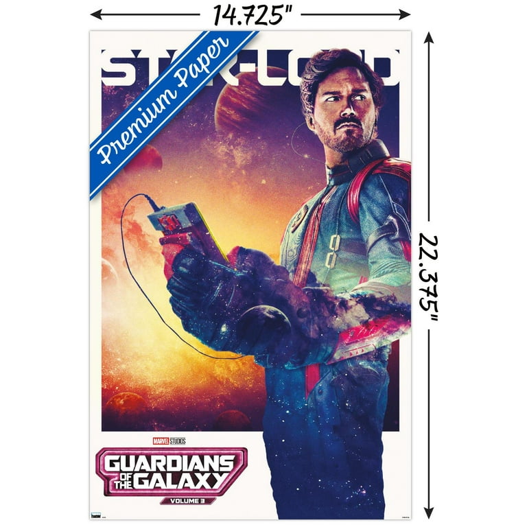 Guardians Of The Galaxy Starlord Poster Collection Of Character