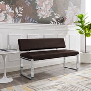 Baxton Studio Daymond Upholstered & Tufted Bench, Tan - Walmart.com