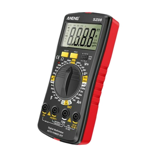 Multímetro portátil de precisión, voltímetro, amperímetro, probador ...
