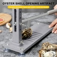 UAEBM Stainless Steel Oyster Shucking Tool Set Clam Opener Machine with ...