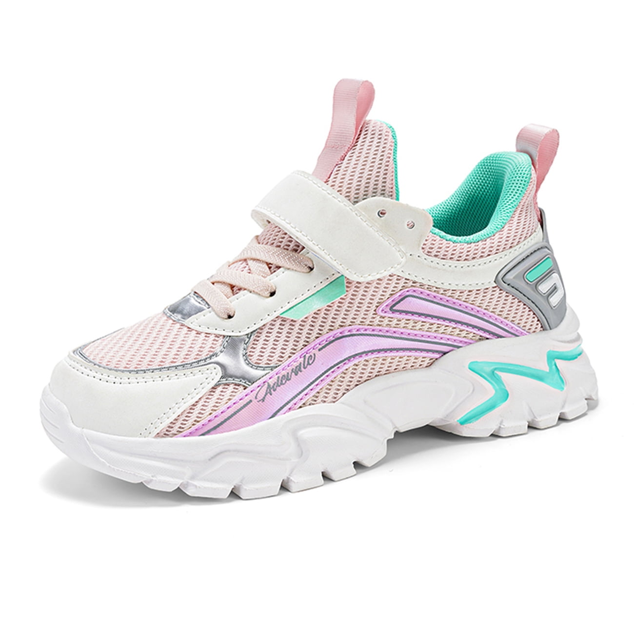 Kids Shoes Girls Athletic Tennis Walking Shoes Mesh Running Sports ...