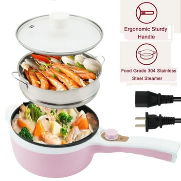 Ceramax Electric Hot Pot 2.5L Nonstick Ceramic Skillet Pan Mini Cooker ...