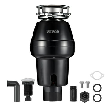 120V Black Feed Garbage Disposer, Food Waste Garbage Disposal, Garbage ...
