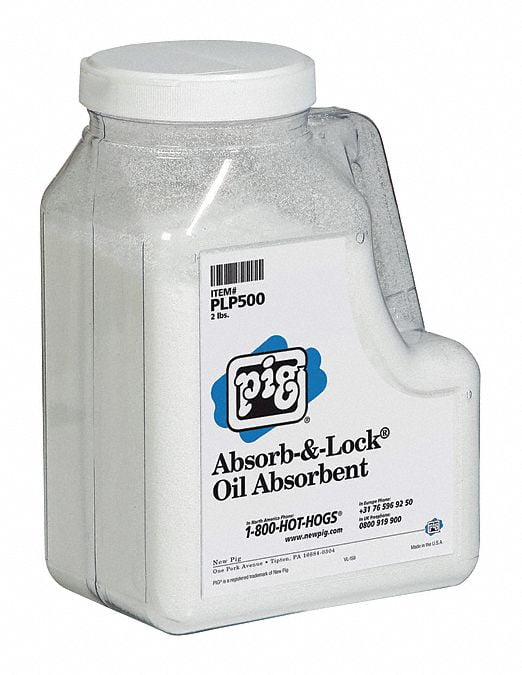 Pig Absorb-&-Lock Loose Absorbent,2 lb,PK4 PLP500 - Walmart.com