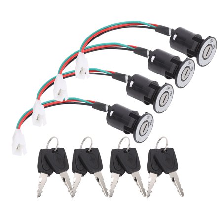LAFGUR Universal Ignition Starter Switch Three Power Cable Electric ...