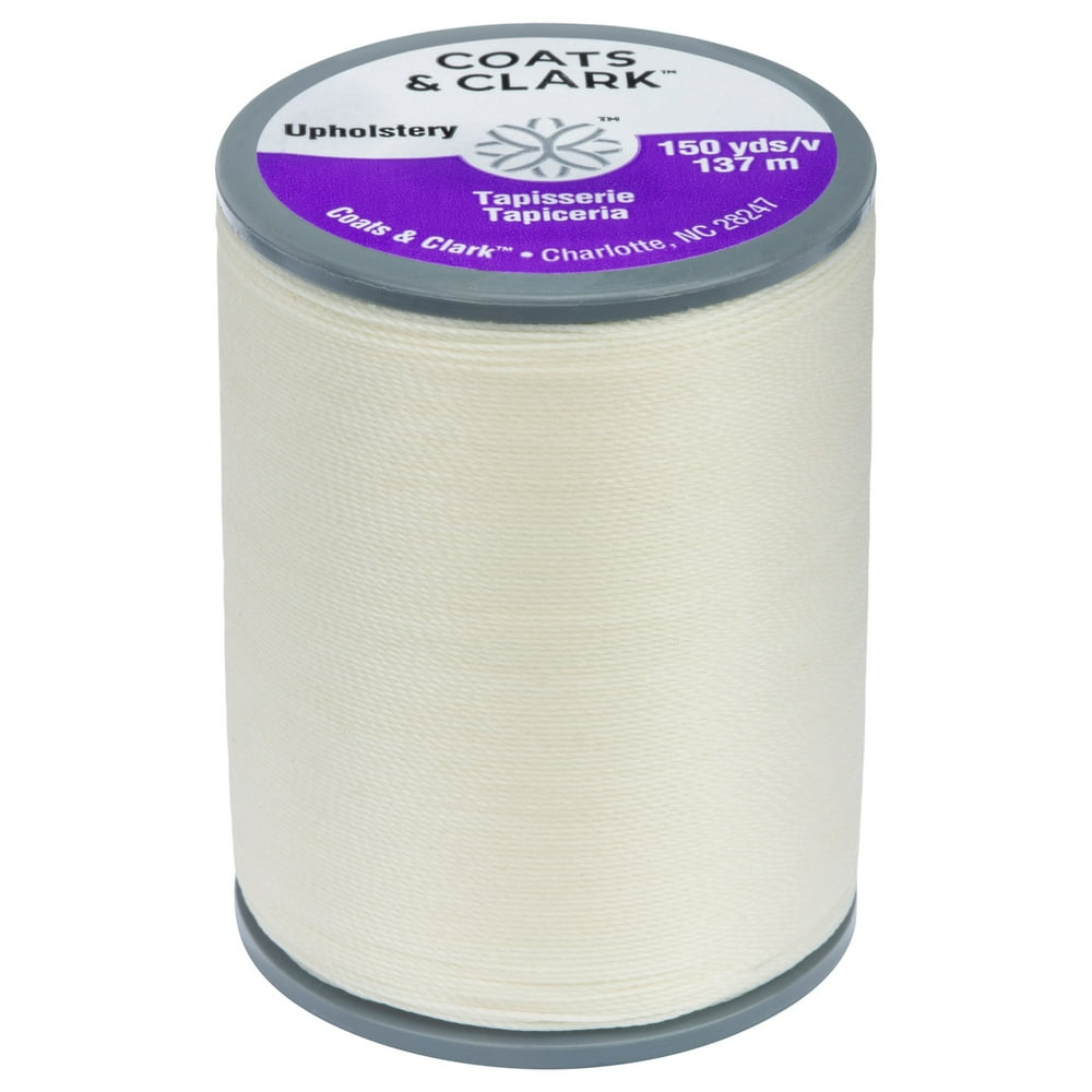 Coats & Clark Upholstery Natural Nylon Thread, 150 Yards - Walmart.com ...