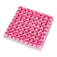 Valentines Day Floral Realistic Fake Flowers Pink Flower Bouquet Rose