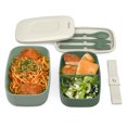 Bentgo Classic Lunch Box with Spoon - Bento-Style, Stackable, Reusable ...