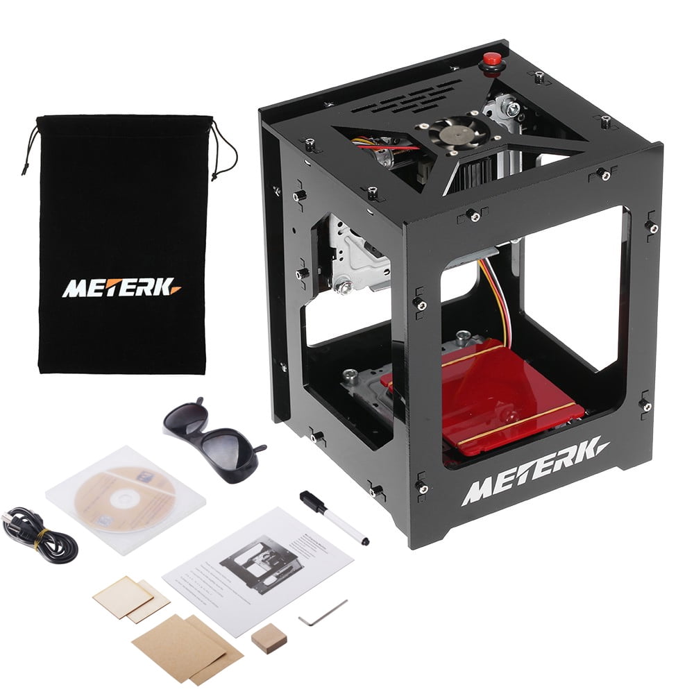 Meterk DK-BL 1500mW Mini DIY Laser Engraver, Wireless Bluetooth, Adjustable Head - Walmart.com