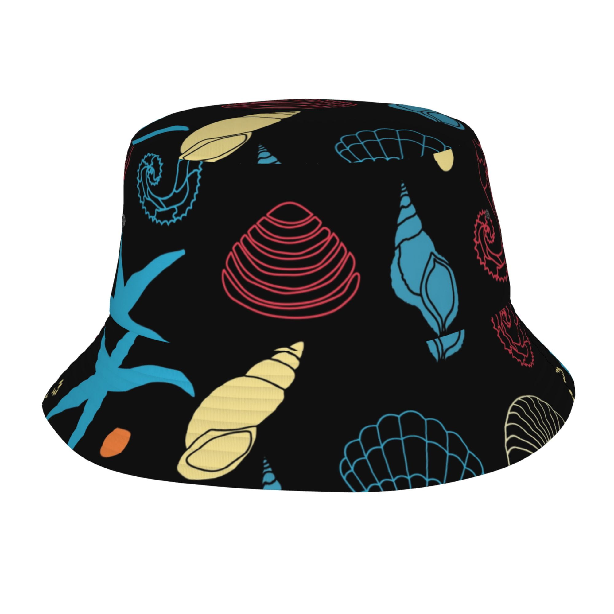 ZICANCN Bucket Hat -Seahorse Starfish Unisex Print Double-Side-Wear ...