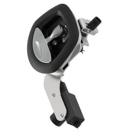 Goriertaly Metal 12V Power Operated Black Recessed Folding T Lock Black ...