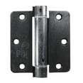 Spring Hinges for Doors - 3.5 inch with 1/4 inch radius - Satin Nickel ...