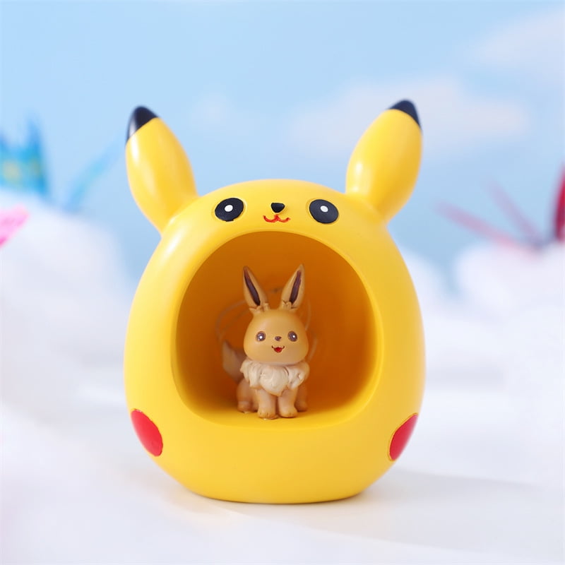 Buy Pokemon Eevee Resin Night Light, Hand painted Craft pen holder room ...