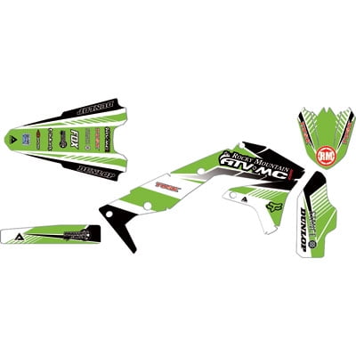 Attack Graphics Custom Turbine Full Trim Kit White/KX Green for ...
