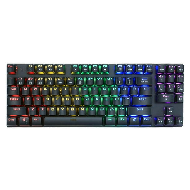 Z56 Mechanical Keyboard, 89 Keys USB Wired Mechanical Gaming Keyboard ...
