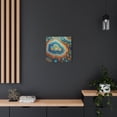 Agate Stone Graphic Print Canvas, Oil Paint Print 20x20, 24x24, 30x30 ...