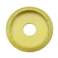 V Shape Dry Vacuum Brazed Diamond Grinding Wheel Edging Profile Disc ...