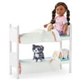 My Life As 6-Piece Stackable Bed Play Set for 18 inch Dolls, White ...
