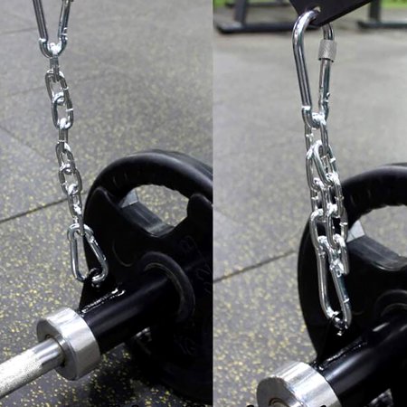T-Bar Row Platform with Chain 360 Degree Eyelet Attachment Squatting ...