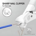 EXLEAF 2026 New Wide Jaw Nail Clippers for Thick Nails - Heavy Duty ...
