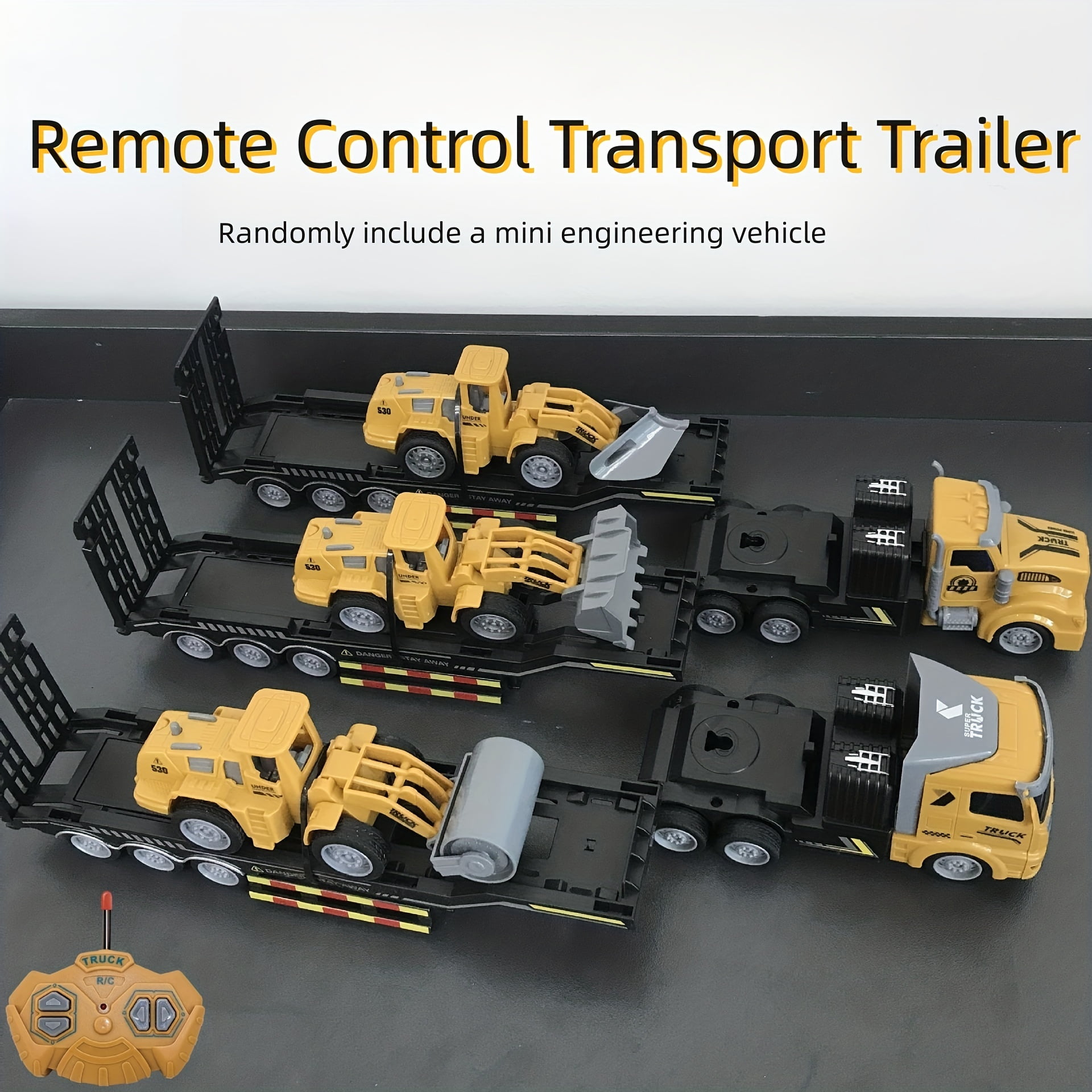 Click here for Grm Rc Truck Detachable Flatbed Semi-Trailer Engin... prices