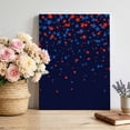 Independence Day Canvas Wall Art for Living Room, U.S. Flag Themed Red ...