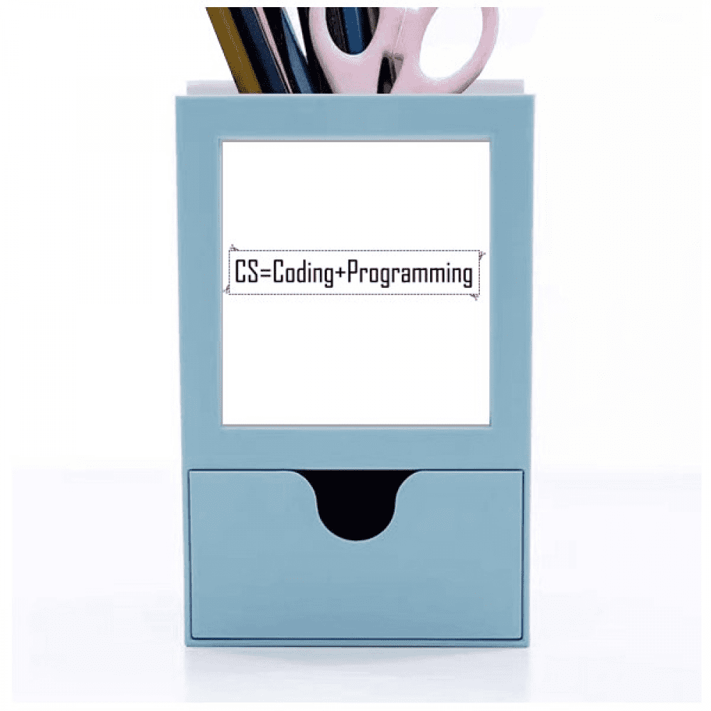 CS Contains Coding And Programng Desk Supplies Organizer Pen Holder ...