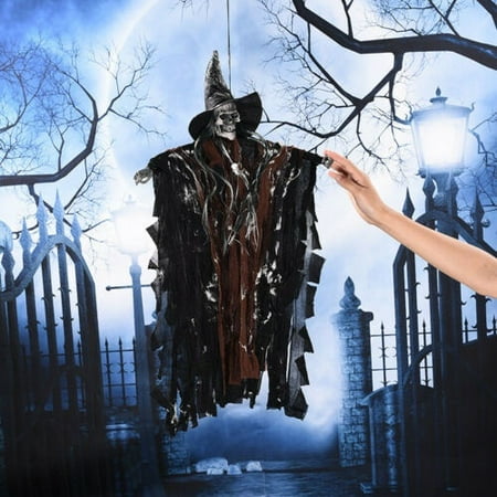 NEW Halloween Props Hanging Skeleton Ghost Scary Haunted House Bar ...